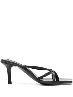 Senso Maria 70mm Leather Sandals - Black