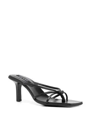Senso Maria 70mm Leather Sandals - Black