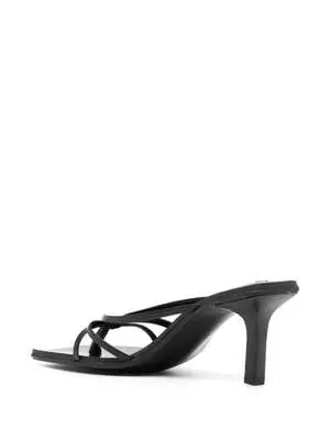 Senso Maria 70mm Leather Sandals - Black