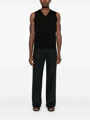 MODES Merino Knitted Vest - Black