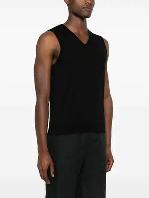 MODES Merino Knitted Vest - Black