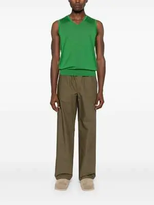 MODES Merino Knitted Vest - Green