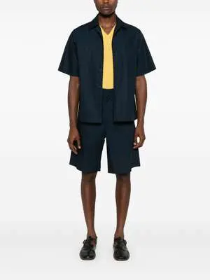 MODES Poplin Bermuda Shorts - Blue