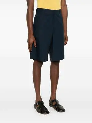 MODES Poplin Bermuda Shorts - Blue