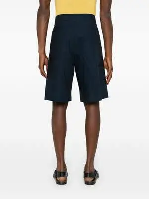 MODES Poplin Bermuda Shorts - Blue
