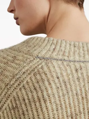 Brunello Cucinelli Mélange Wool-blend Cardigan