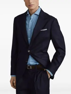 Brunello Cucinelli Single-breasted Wool Blazer