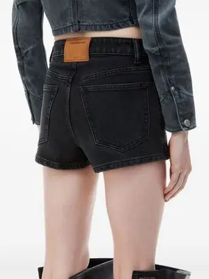 Alexander Wang Mid-rise Denim Skort - Black
