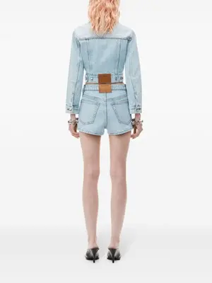 Alexander Wang Mid-rise Denim Skort - Blue
