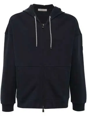 Corneliani Zip-up Cotton Hoodie