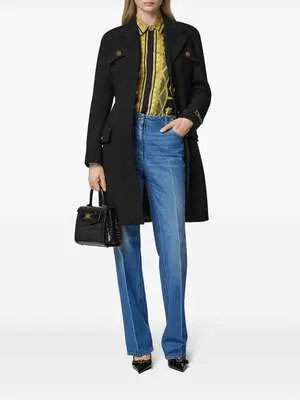 Versace La Coupe Des Dieux Silk Shirt - Yellow