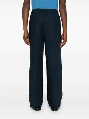 MODES Poplin Straight-leg Trousers - Blue