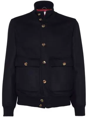 Brunello Cucinelli High Neck Jackets For Men