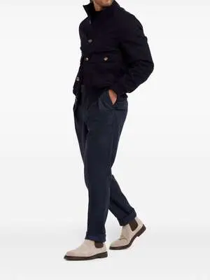 Brunello Cucinelli High-neck Wool Jacket