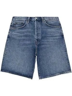 AGOLDE Wide-leg Denim Shorts