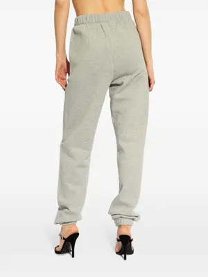 Attico Penny Cotton Track Pants - Grey