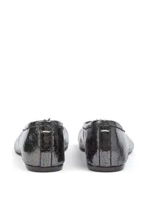 MAISON MARGIELA Tabi Leather Ballet Flats - Black