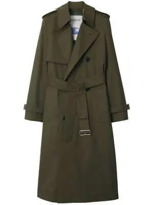 Burberry Notched-lapel Cotton Trench Coat