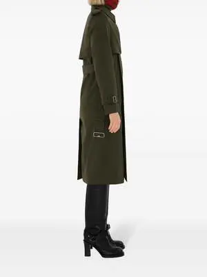 Burberry Notched-lapel Cotton Trench Coat
