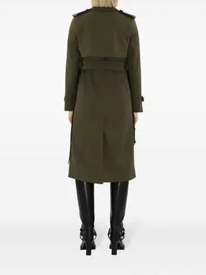 Burberry Notched-lapel Cotton Trench Coat