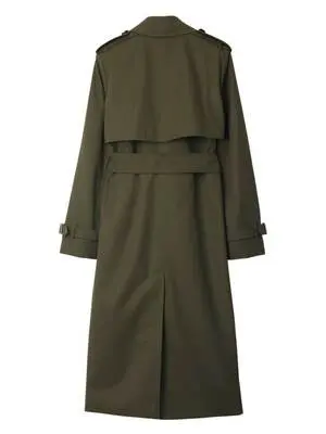 Burberry Notched-lapel Cotton Trench Coat