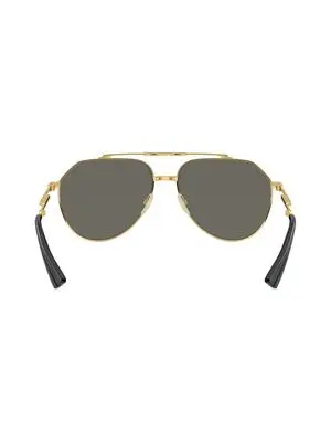 Dolce & Gabbana Aviator-frame Sunglasses - Gold