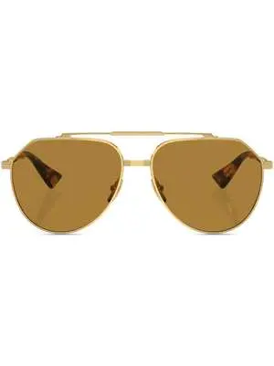 Dolce & Gabbana Aviator-frame Sunglasses - Gold