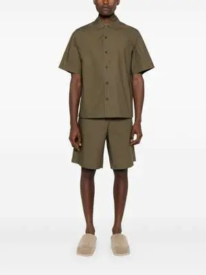 MODES Poplin Bermuda Shorts - Green