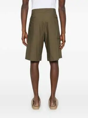 MODES Poplin Bermuda Shorts - Green