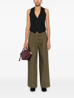MODES Poplin Straight-leg Trousers