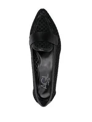 Agl Blanca Woven Loafers