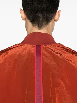 FERRARI Reflective-effect Zip-up Bomber Jacket - Red