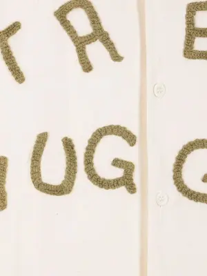 STORY MFG. Greetings Appliqué-lettering Shirt