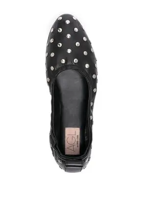 Agl Milly Studded Ballerina Shoes