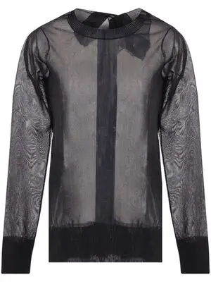 Yohji Yamamoto Semi-sheer Cardigan