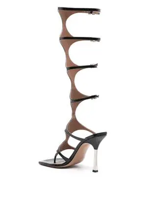 Paris Texas 100mm Uma Knee-high Sandals