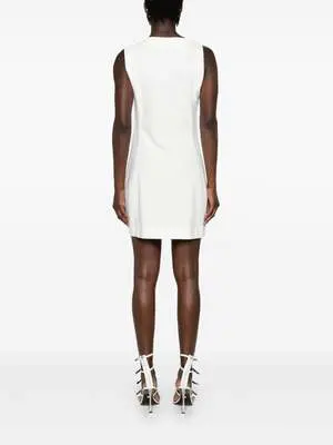 Coperni Cut-out Twill Minidress - White