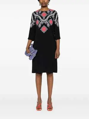 Etro Paisley-print Cady Midi Dress