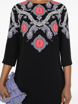 Etro Paisley-print Cady Midi Dress