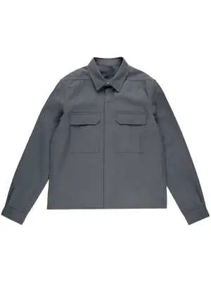 Rick Owens Classic-collar Twill Shirt - Grey