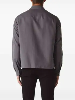Rick Owens Classic-collar Twill Shirt - Grey