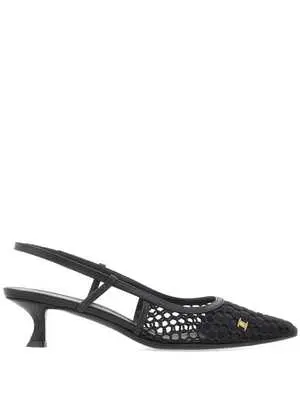 FERRAGAMO 40mm Vara-appliqué Slingback Pumps
