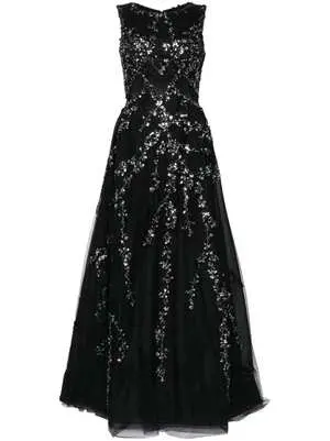 Saiid Kobeisy Round Neck Evening Dresses