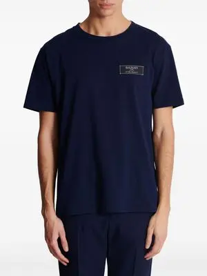 Balmain Logo-tag Cotton T-shirt