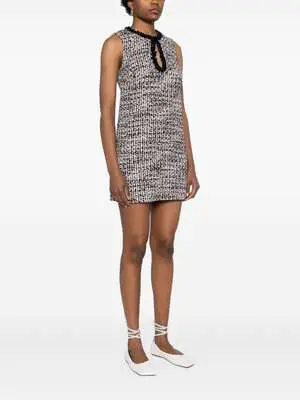 SELF-PORTRAIT Paillette-embellished Bouclé Mini Dress
