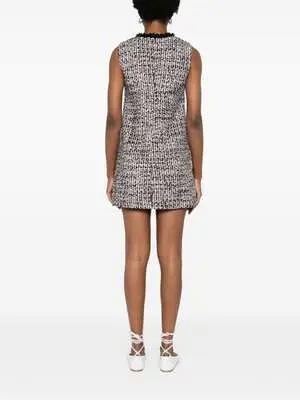 SELF-PORTRAIT Paillette-embellished Bouclé Mini Dress