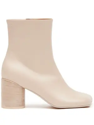 MAISON MARGIELA Anatomic 70mm Leather Ankle Boots - Neutrals