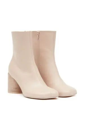MAISON MARGIELA Anatomic 70mm Leather Ankle Boots - Neutrals