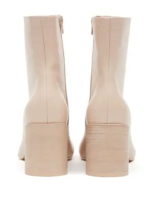 MAISON MARGIELA Anatomic 70mm Leather Ankle Boots - Neutrals