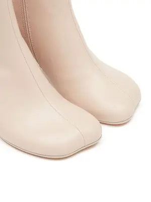 MAISON MARGIELA Anatomic 70mm Leather Ankle Boots - Neutrals